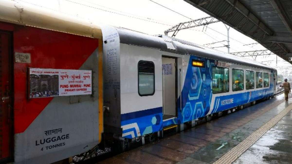 Indian Railways introduces Vista dome coach on Pragati Express on Pune ...