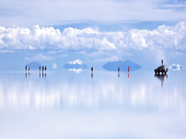 Bolivian Salt Flats Mirror