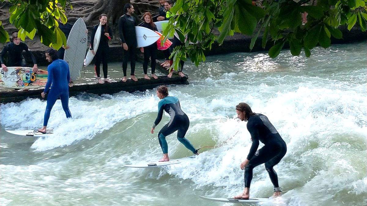 Unleash Your Inner Surfer: Conquer the Eisbach Ice River Waves in ...
