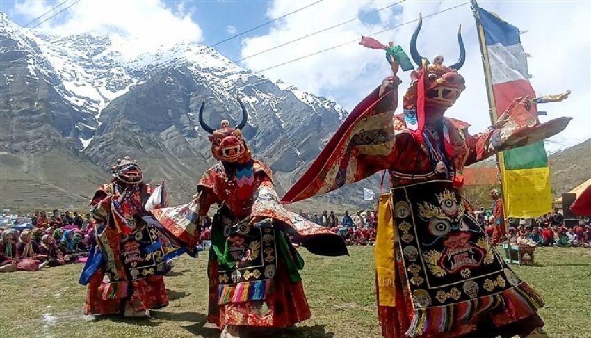 In PICS: Sacred Art of Cham Dance Across Ladakh, Lahaul Spiti ...